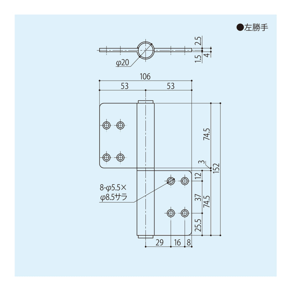 ヒンジ（各種丁番）｜ハードウェア金物｜シブタニ（SYS） – イブニーズ.com- 建築金物（ドア・窓・サッシ金物）の販売・専門店